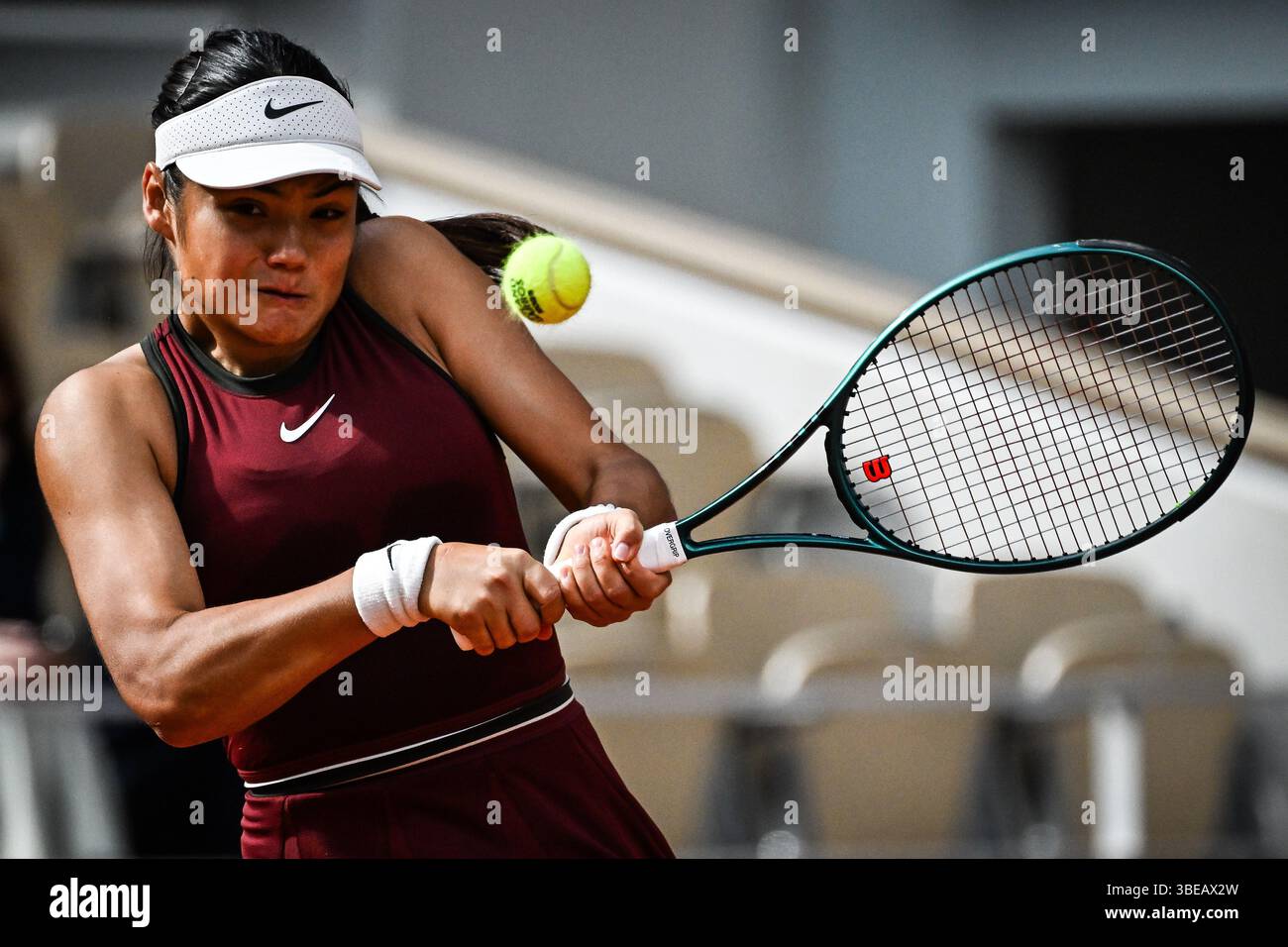 Emma RADUCANU of Great Britain during the fourth day of the Roland ...