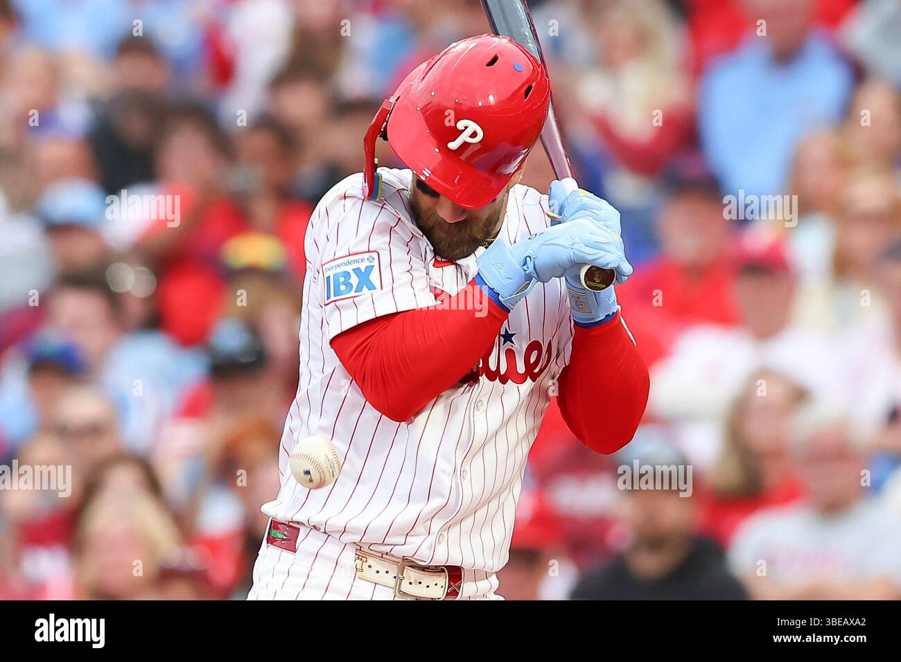 PHILADELPHIA, PA - MAY 27: Bryce Harper #3 of the Philadelphia Phillies ...