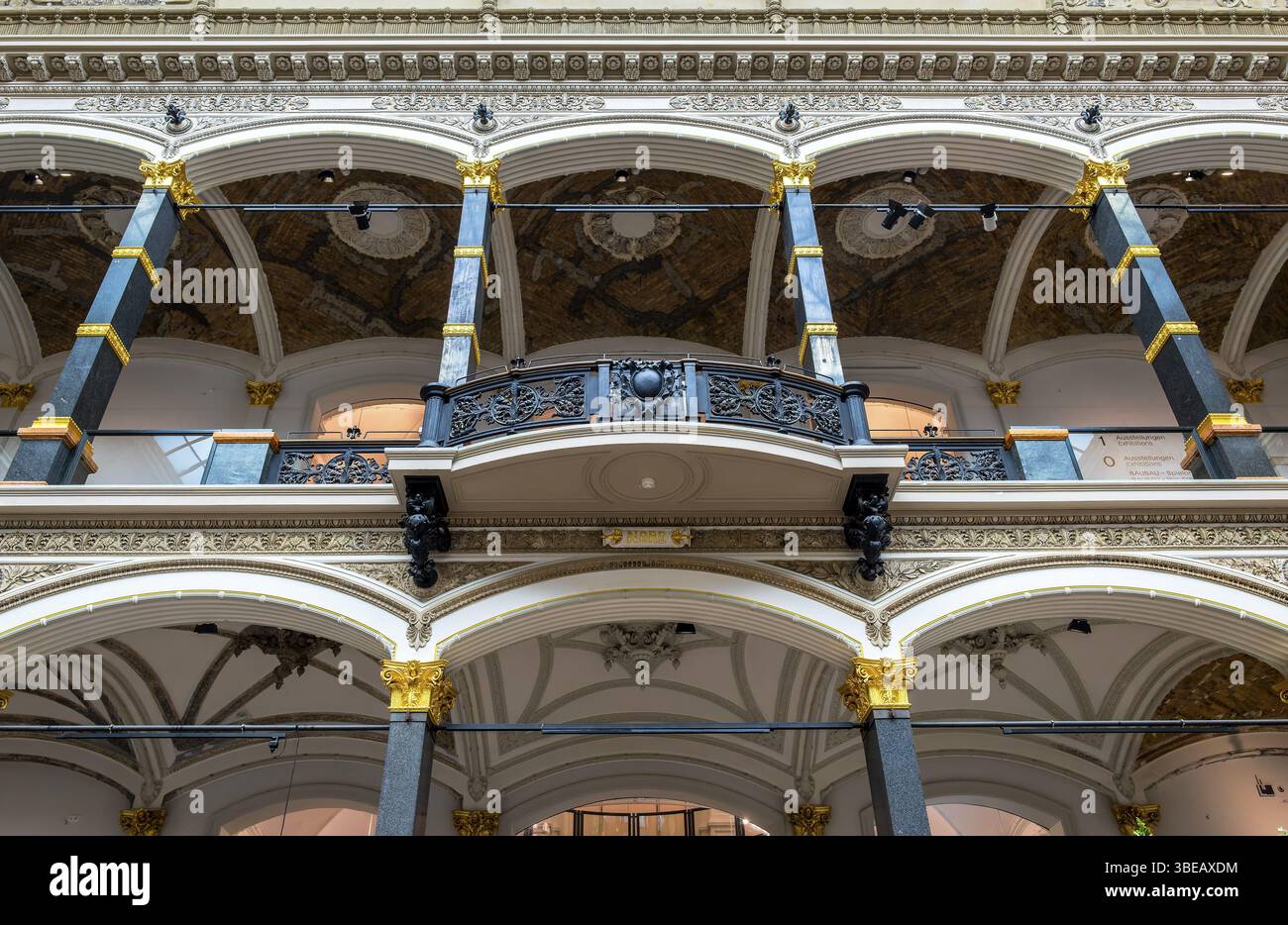 Gropius Bau Berlin, interior view with the exhibition Peace is Power ...