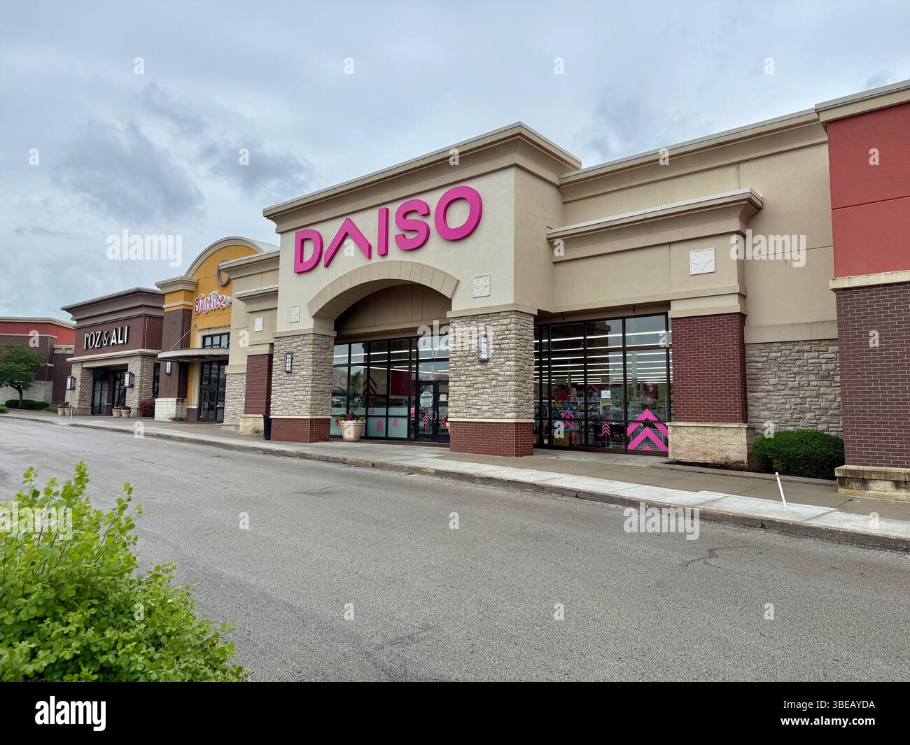 Olathe, Kansas, USA - May 27, 2025: Daiso Prepares for Grand Opening of Olathe KS Store Stock ...