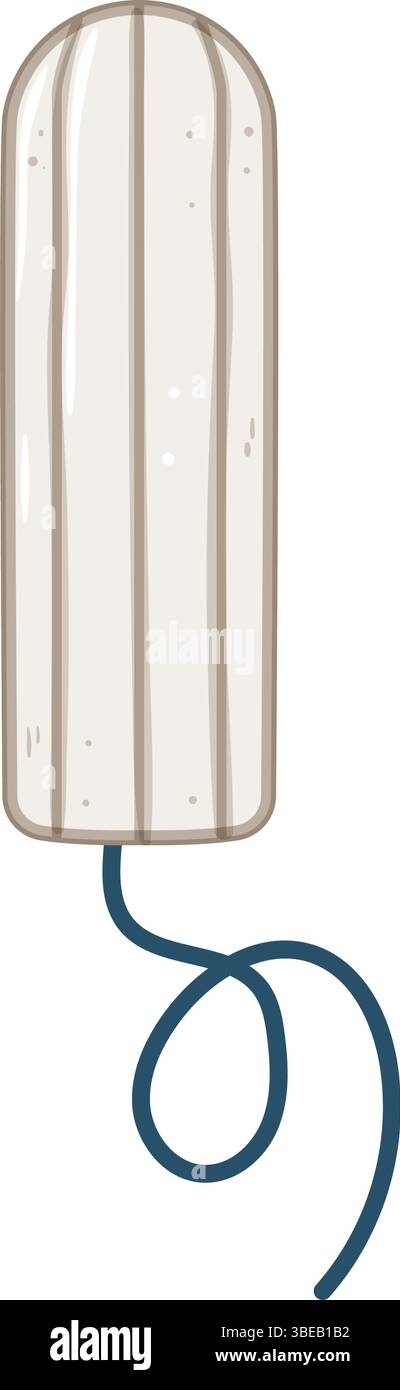 protection tampon cartoon vector illustration Stock Vector Image & Art ...