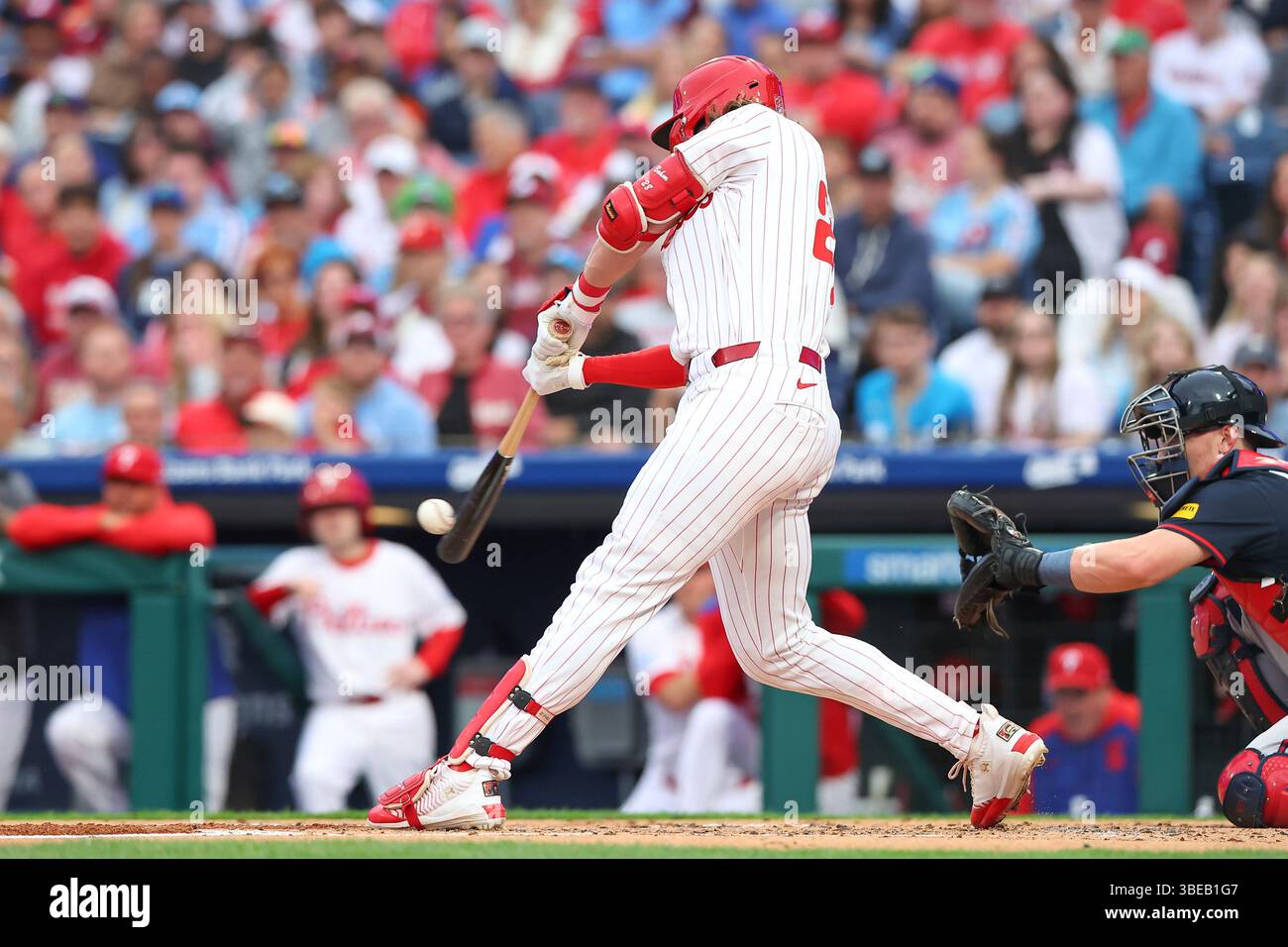 PHILADELPHIA, PA - MAY 27: Alec Bohm #28 of the Philadelphia Phillies ...