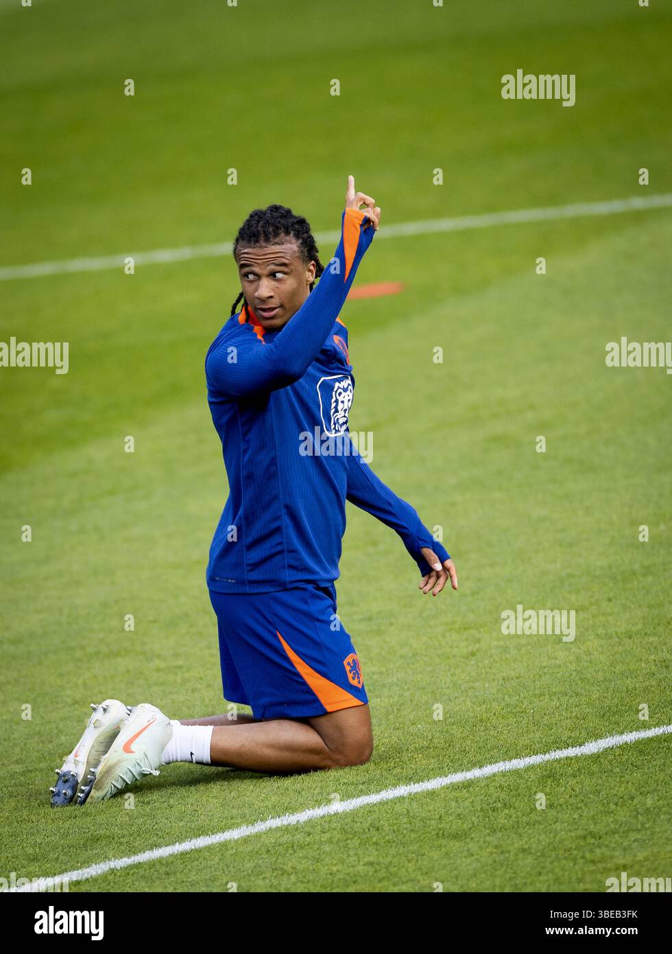 ZEIST - Nathan Ake during a training internship at the KNVB Campus. The ...