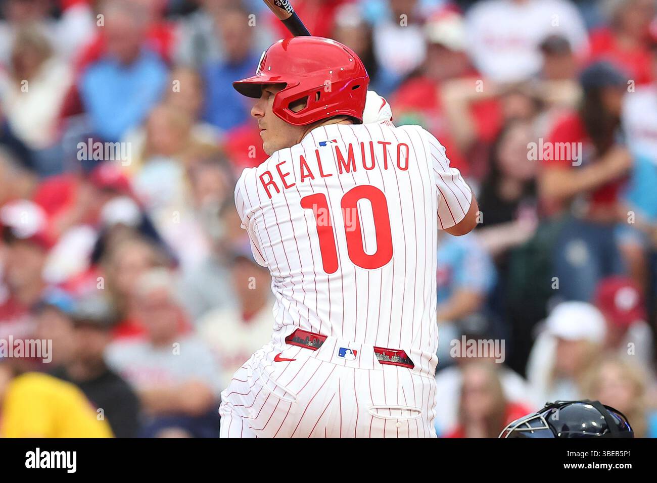PHILADELPHIA, PA - MAY 27: J.T. Realmuto #10 of the Philadelphia ...
