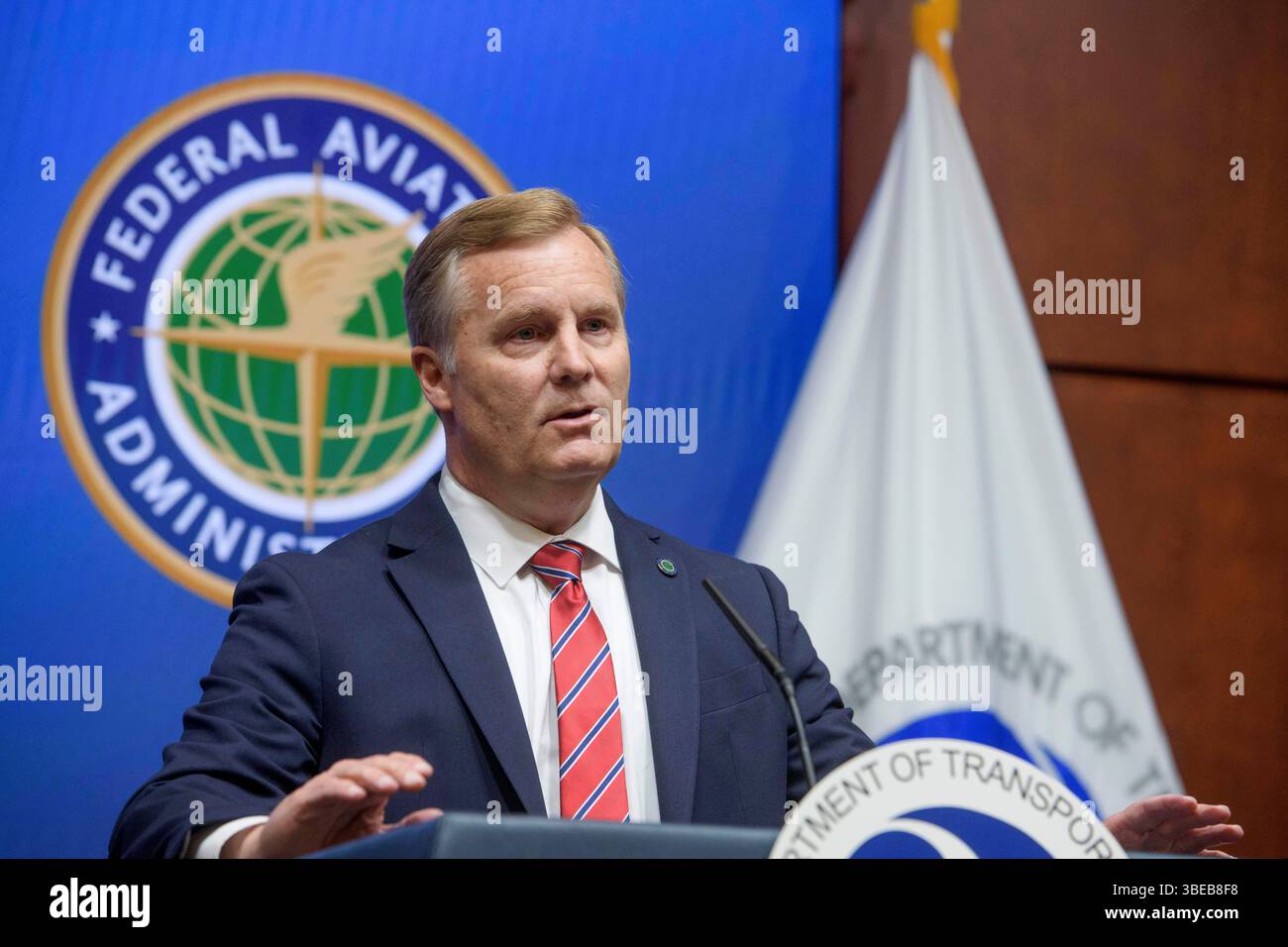 Acting FAA Administrator Chris Rocheleau speaks during a news ...
