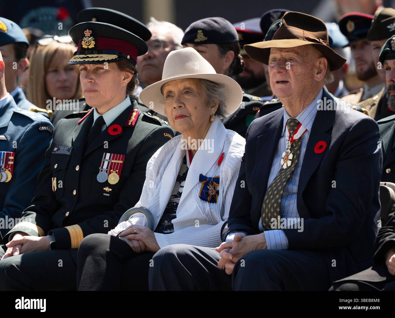 Former Governor General Adrienne Clarkson, second right, and husband ...