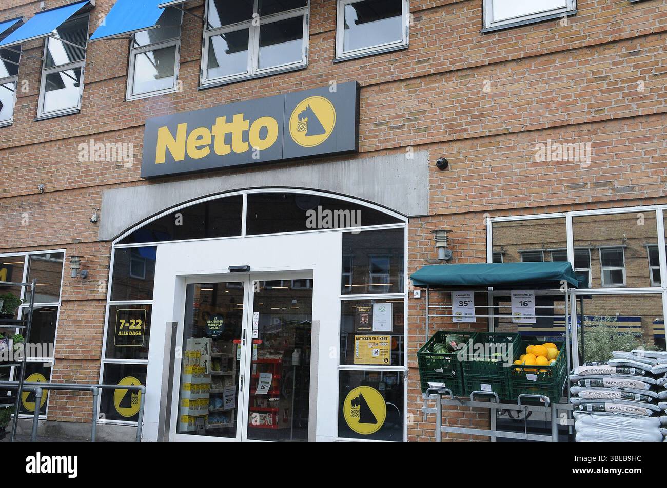 Copenhagen/ Denmark/28 may 2025/ Netto grocery chain store in danish ...