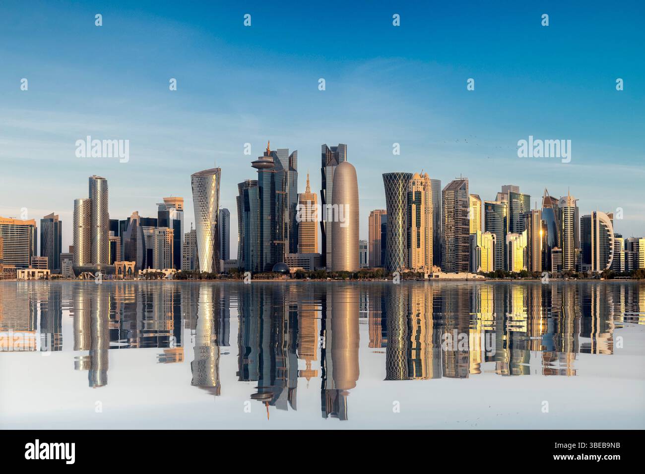 Doha, Qatar - January 03, 2025: Beautiful Doha Skyline view day time ...