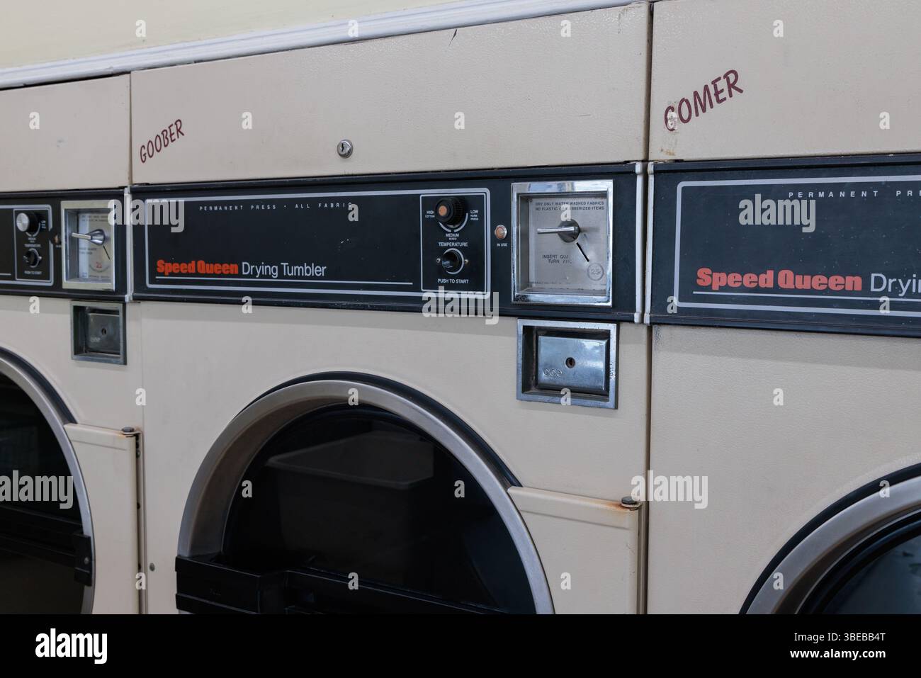 Vintage coin operated laundry dryer equipment in Cookesville, Tennessee ...