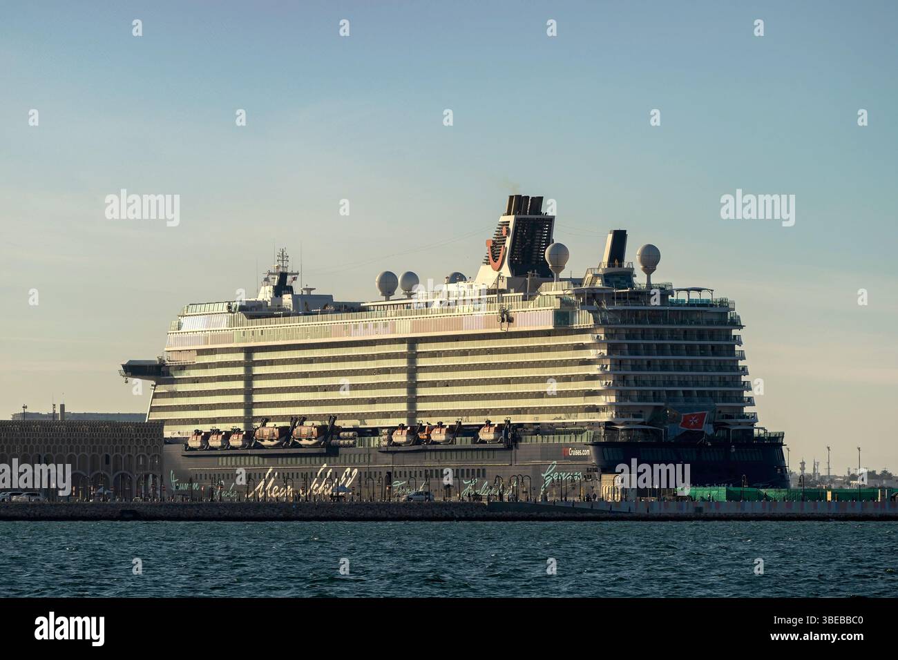 Cruise Ship Mein Schiff 4 arrives in Old Doha Port Mina District Doha ...