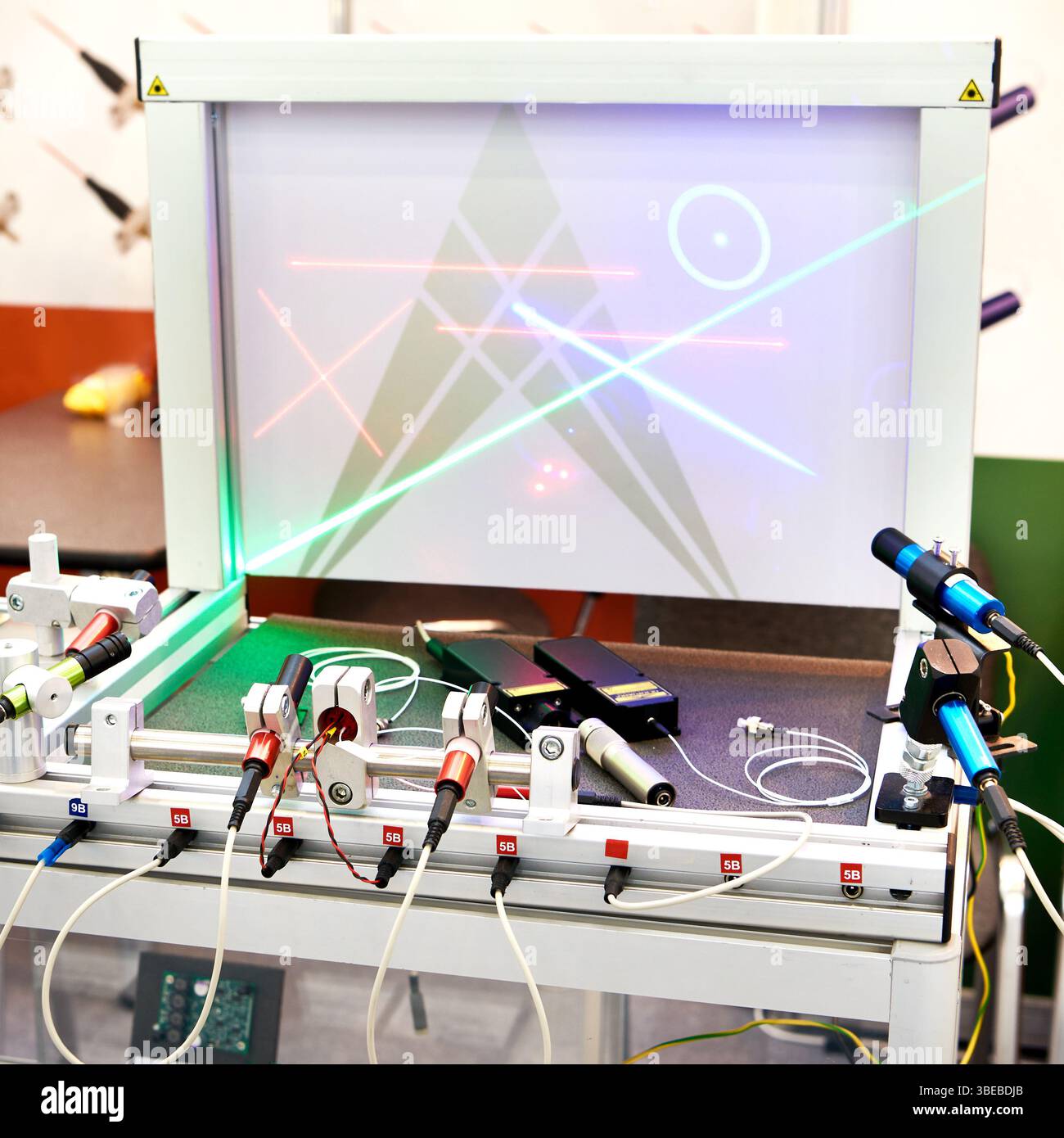 Bright laser show installation hi-res stock photography and images - Alamy