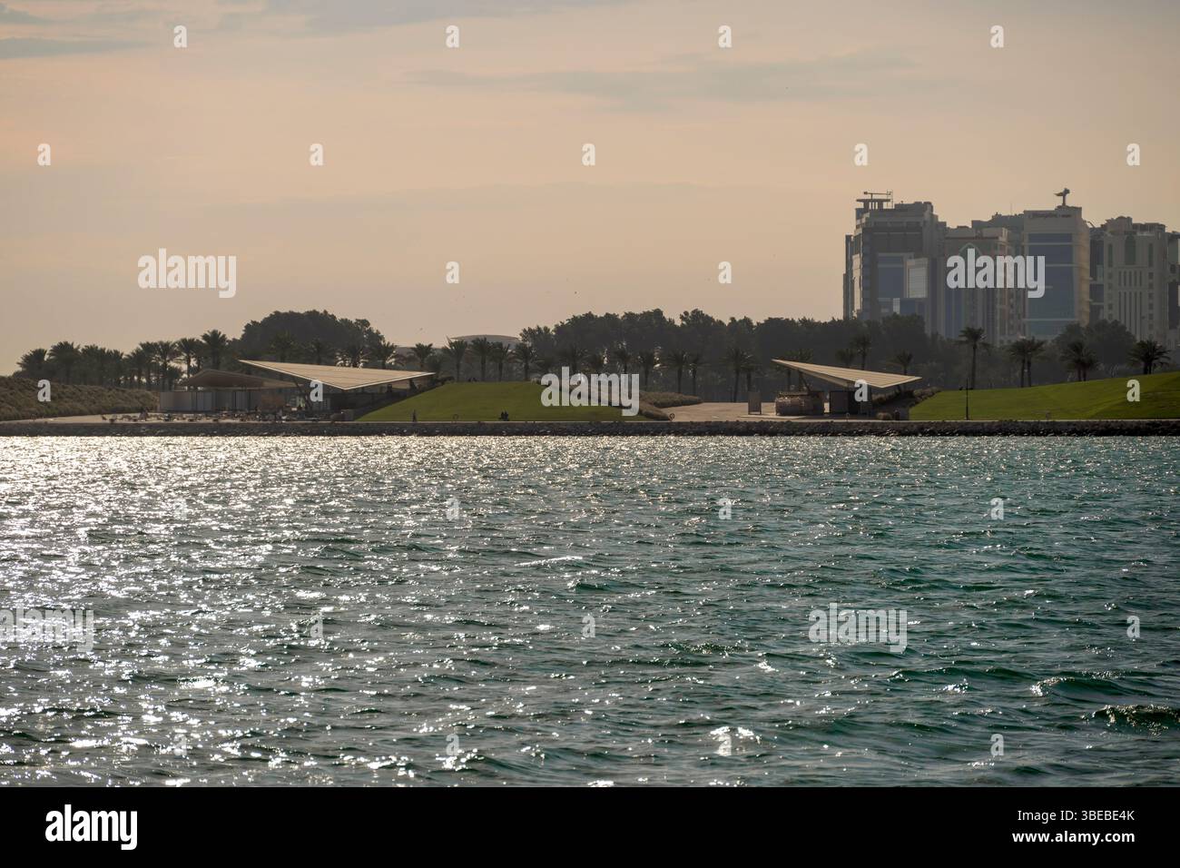 MIA Park coffee shop Doha Qatar Stock Photo - Alamy