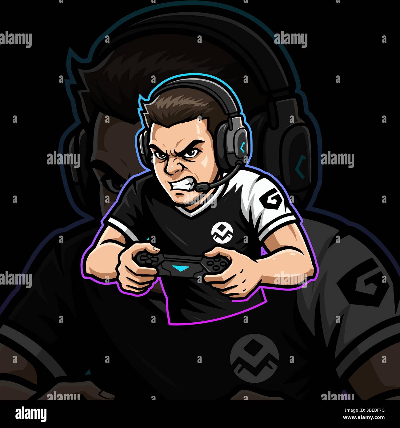 Gamer club Stock Vector Images - Alamy