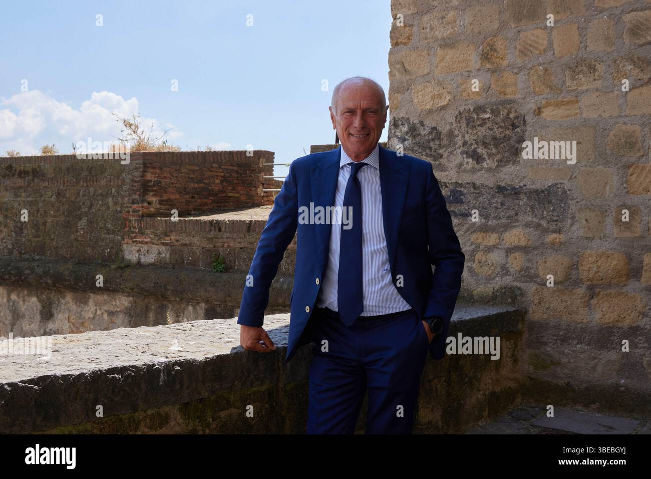 Naples, Italy. 28th May, 2025. Massimo Caputi is seen a Castel Dell'Ovo ...