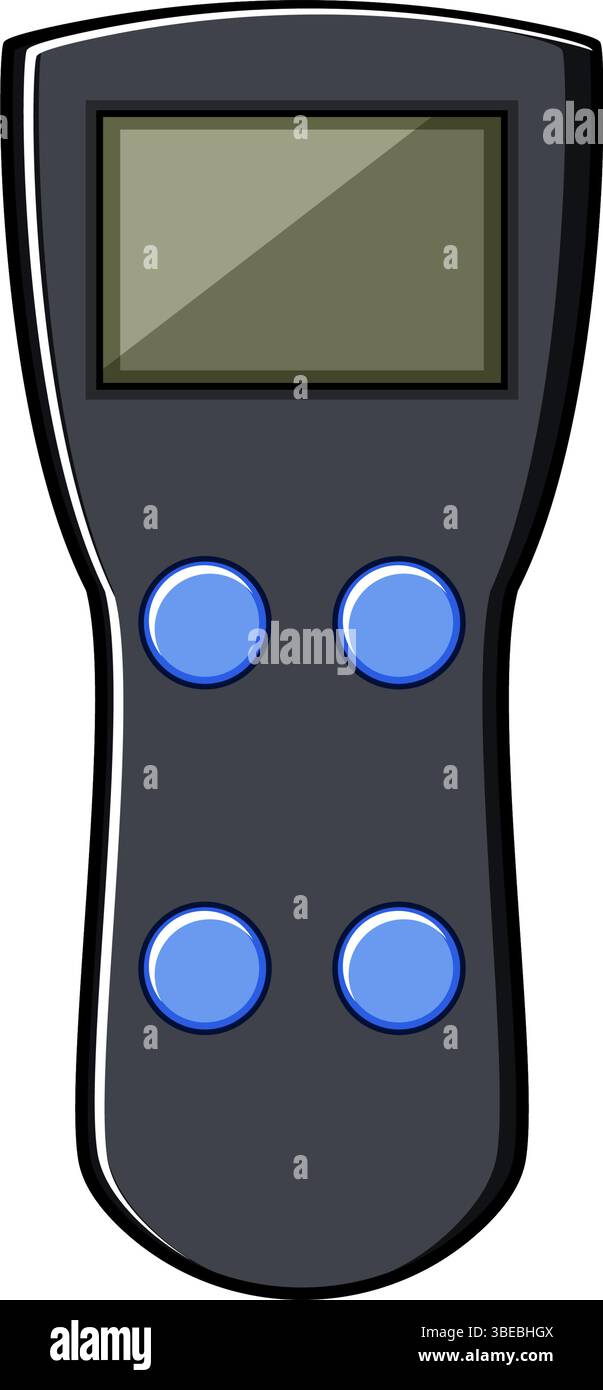 engagement voting clicker cartoon vector illustration Stock Vector ...