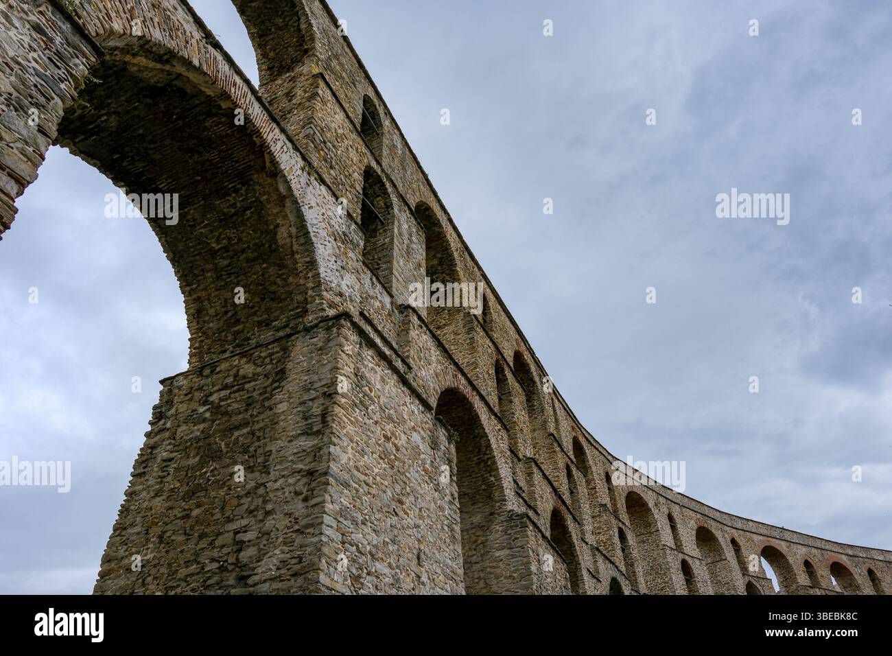 Flying above medieval fortress ruins hi-res stock photography and ...