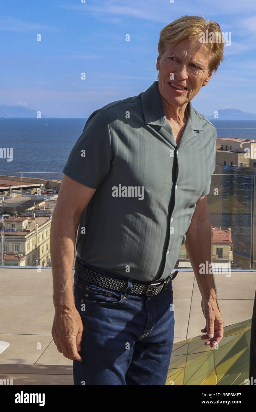 Naples, Italy. 28th May, 2025. The cast of 'Beautiful', the famous soap ...