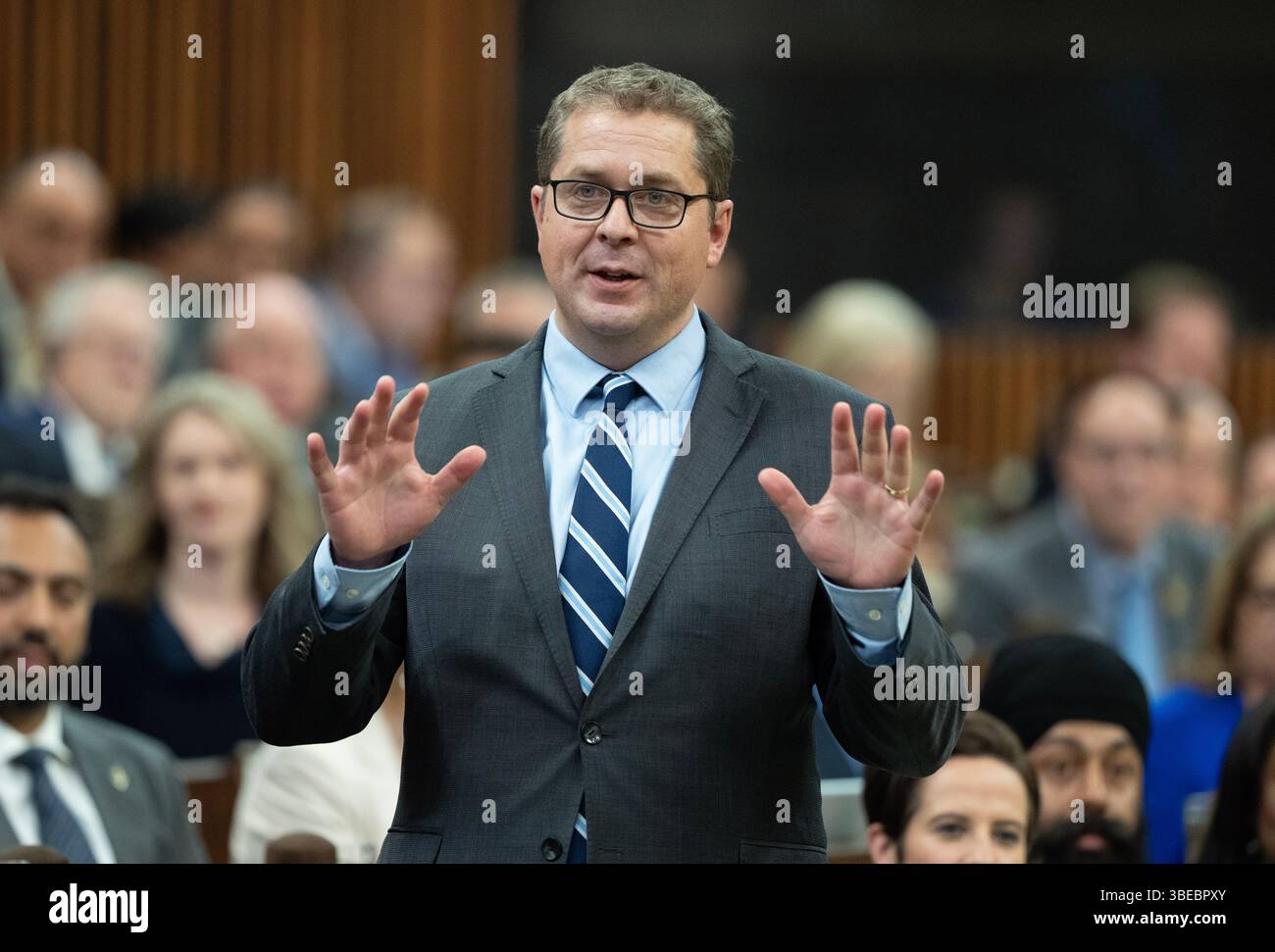 Leader of the Conservative Party in the House of Commons Andrew Scheer ...