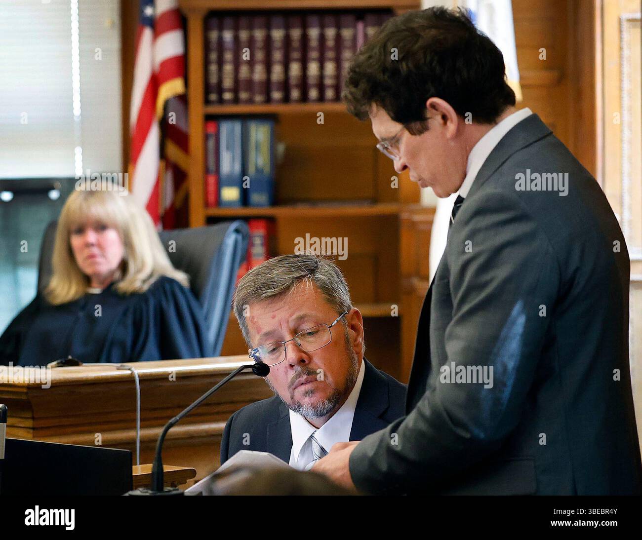 Judge Beverly Cannone listens to Karen Read's lawyer Robert Alessi ...