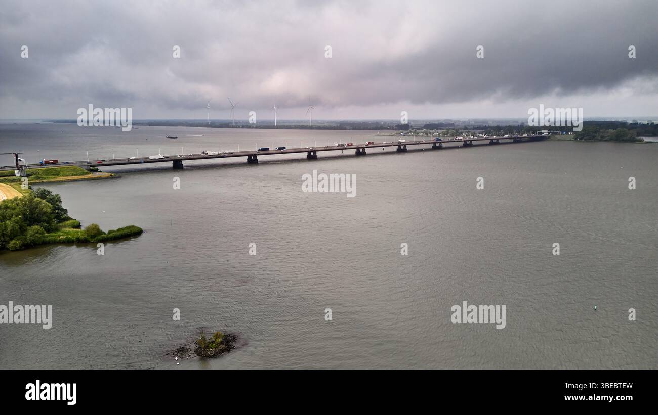May 27, 2025 - Moerdijk-Netherlands: Aerial view of the Moerdijk ...