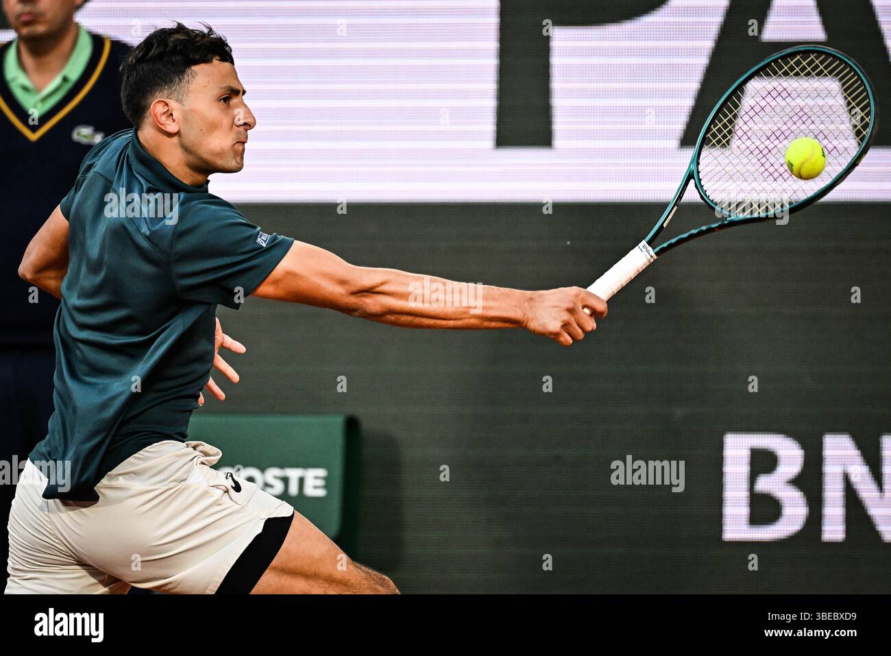 Emilio NAVA of United States during the fourth day of the Roland-Garros ...