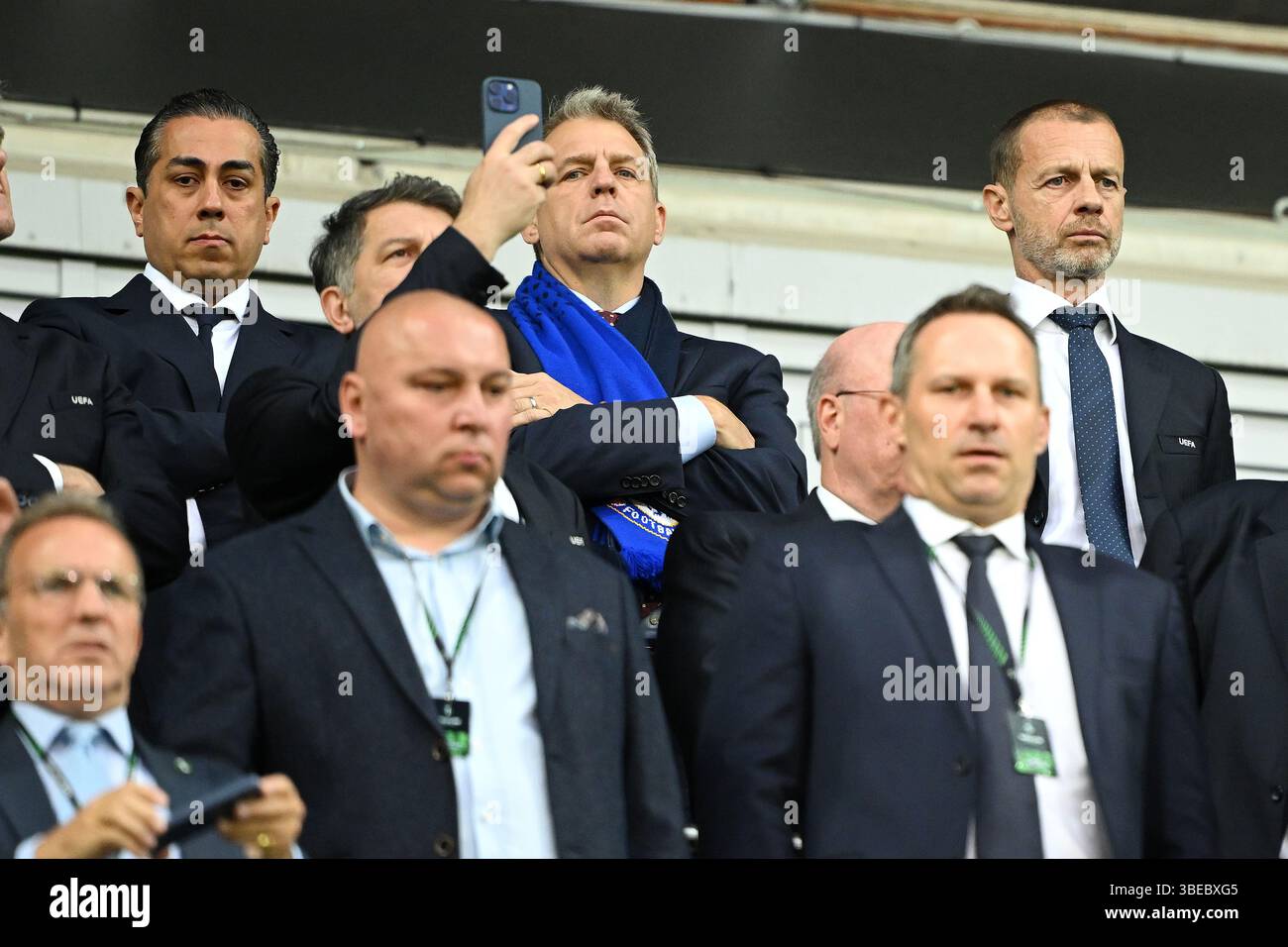 Chelsea owner Todd Boehly (centre), co-owner Behdad Eghbali (left) and ...