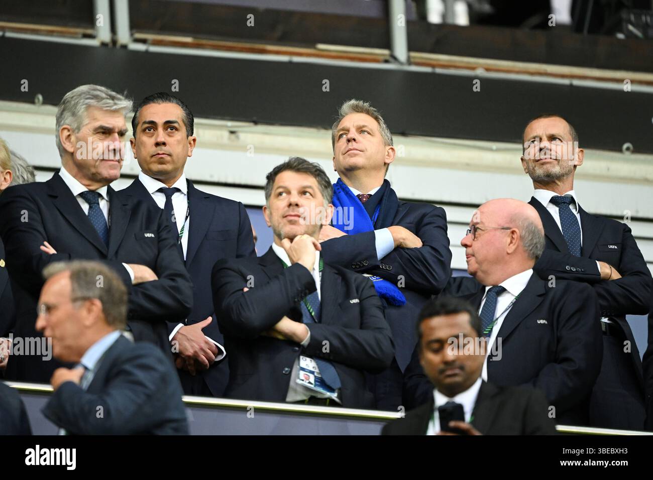 Chelsea owner Todd Boehly (centre), co-owner Behdad Eghbali (left) and ...
