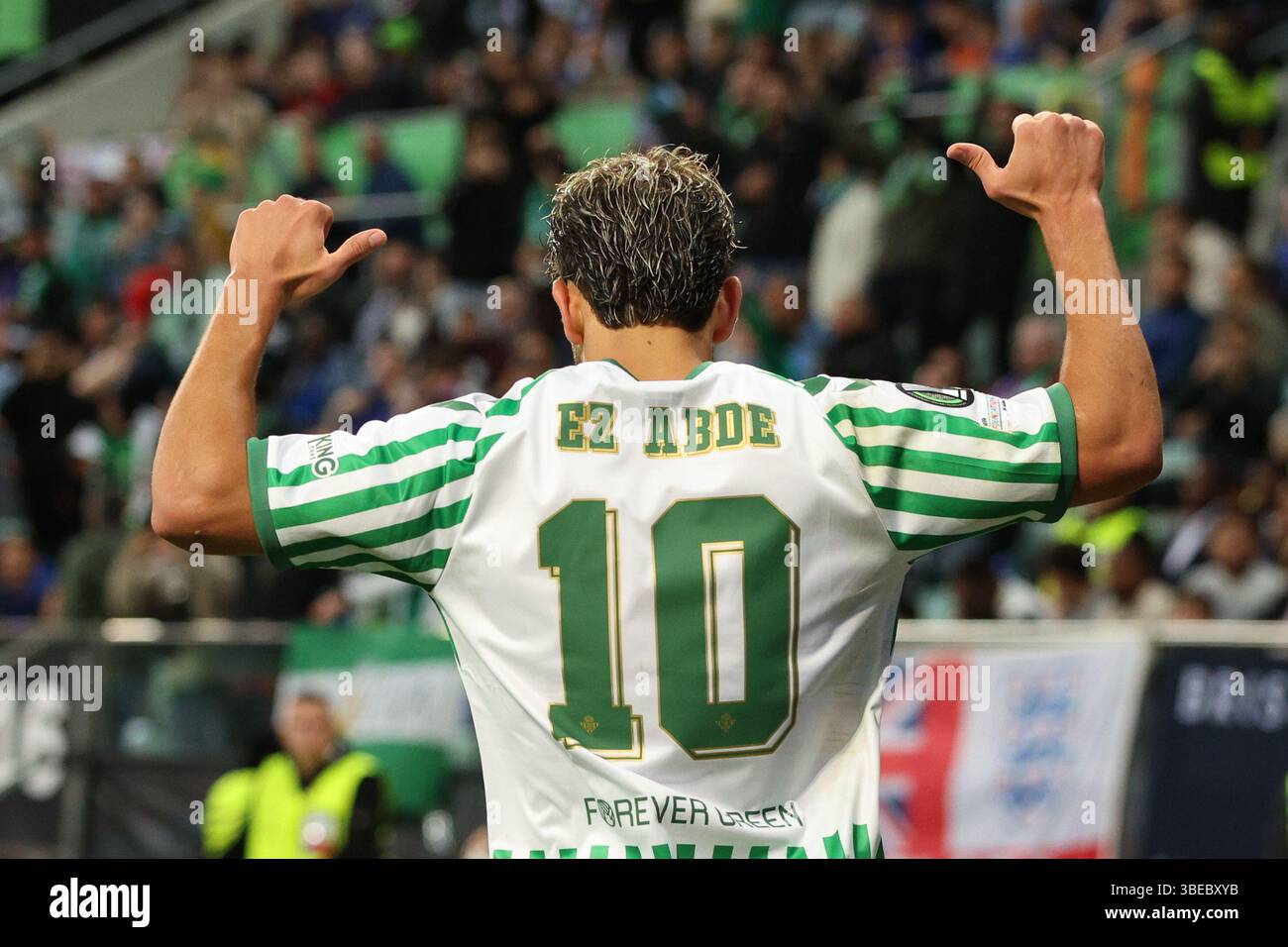 WROCLAW, POLAND - 28th May 2025: Abdessamad Ezzalzouli of Real Betis ...