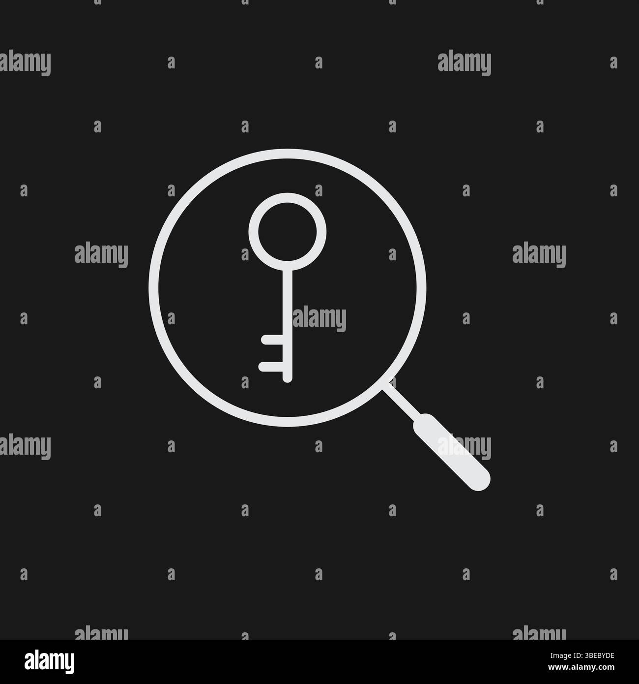 Database search icon in Black and White Stock Photos & Images - Alamy