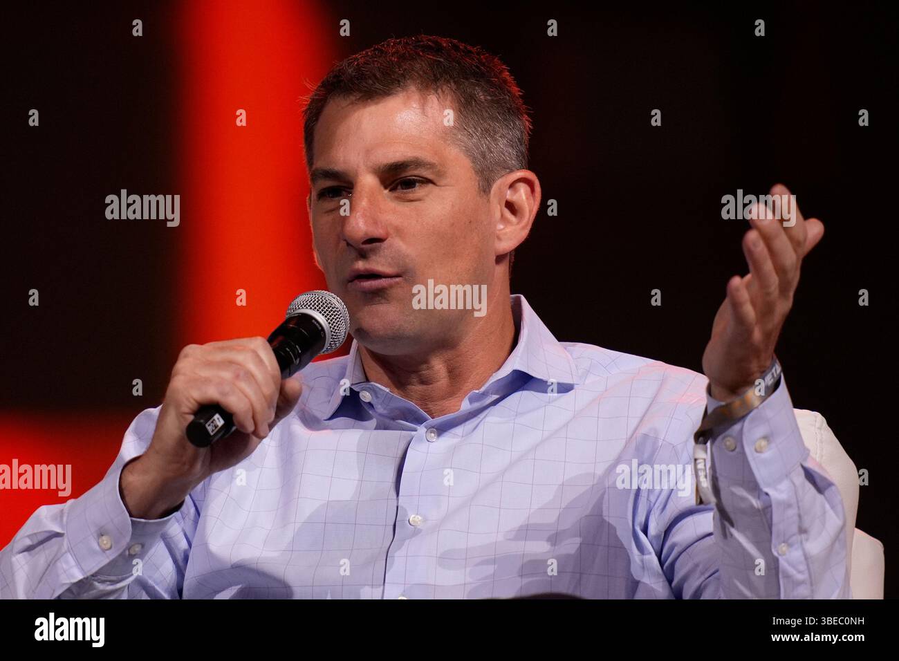 David Ripley, CEO of Kraken, speaks at Bitcoin 2025 Wednesday, May 28 ...