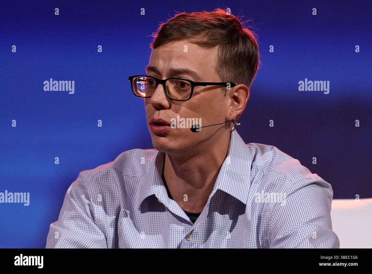 Ben Gagnon, CEO of Bitfarms, speaks at Bitcoin 2025 Wednesday, May 28 ...