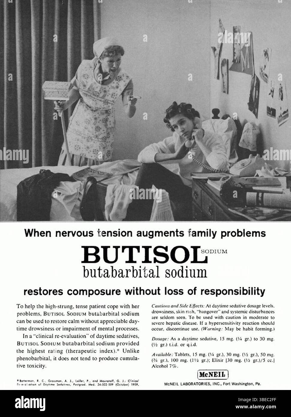 Medical lab 1950s hi-res stock photography and images - Alamy