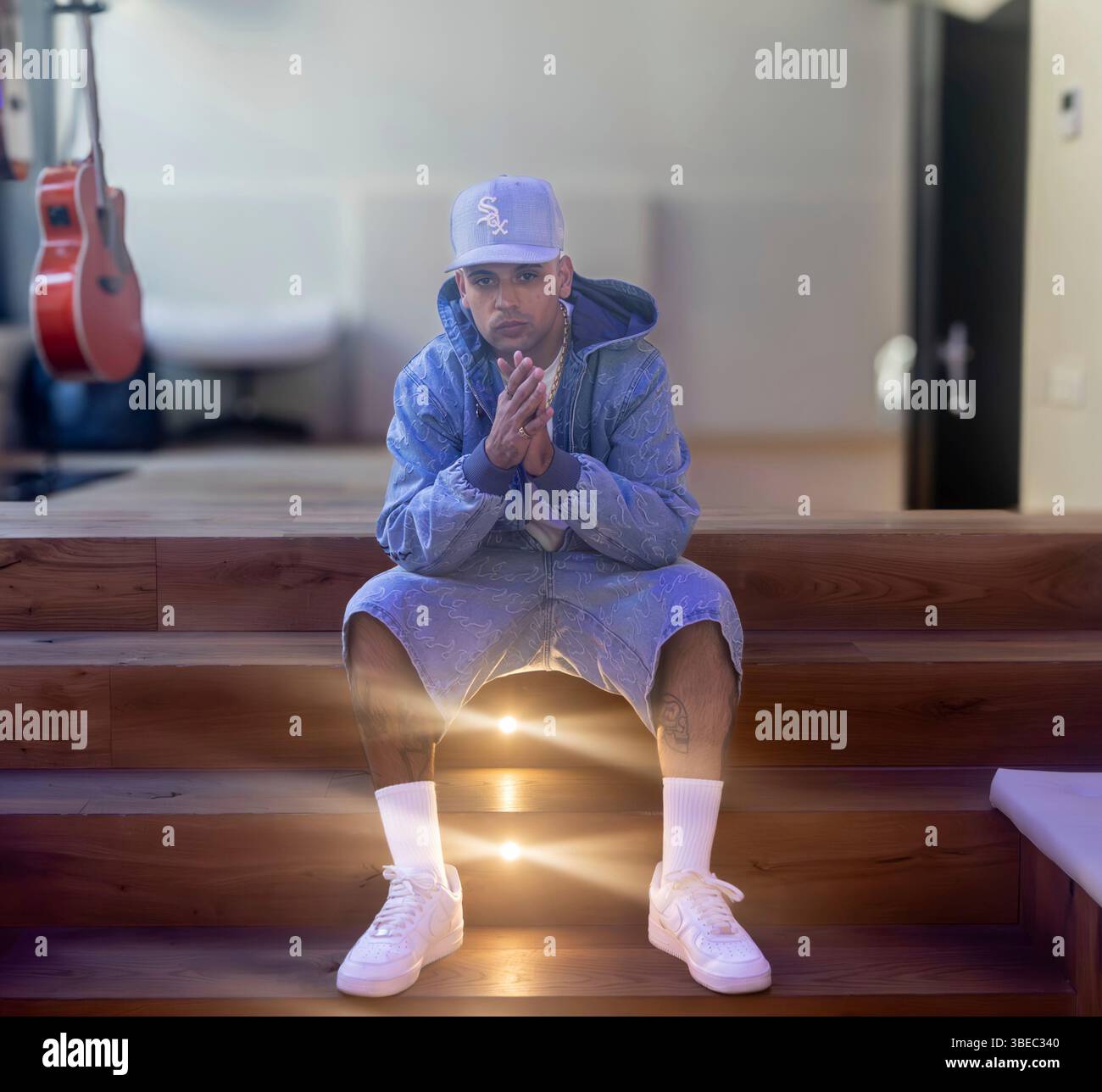 Rapper FERNANDOCOSTA poses for Europa Press, May 28, 2025, in Madrid ...