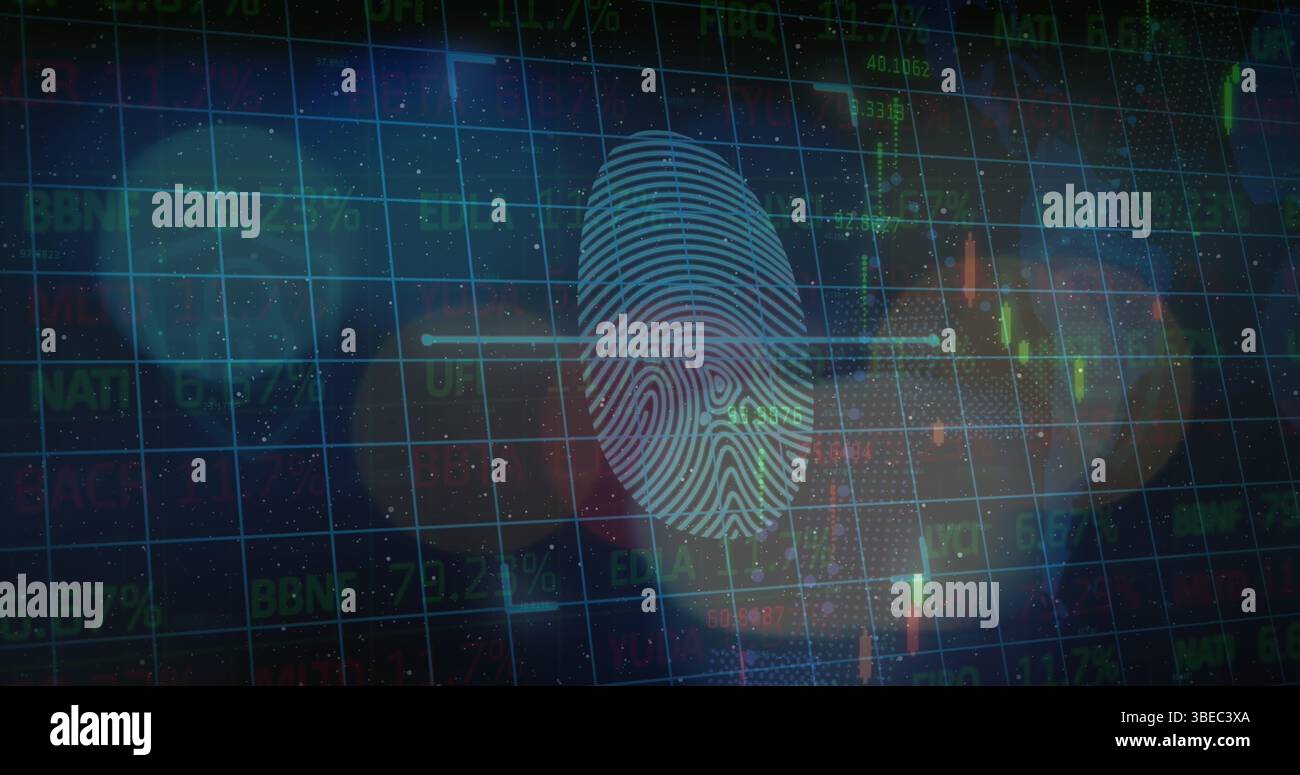 Stylized fingerprint hi-res stock photography and images - Alamy