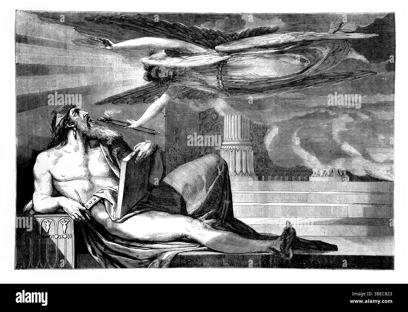 Then flew one of the Seraphims unto me having a live coal in his hand ...