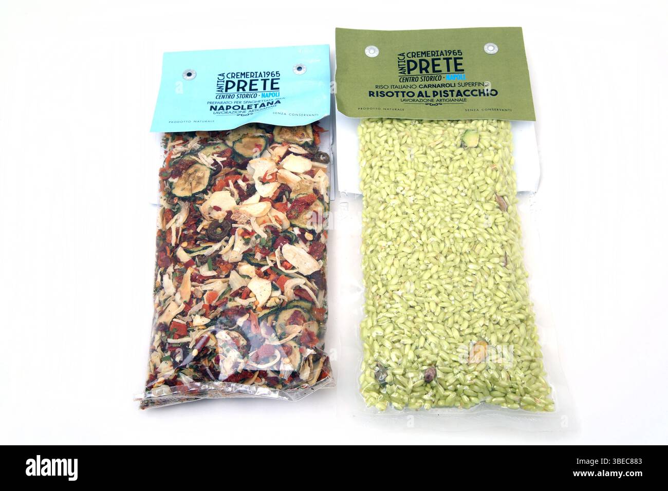 Rice spaghetti vegetables Cut Out Stock Images & Pictures - Alamy