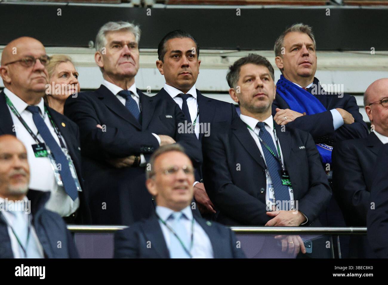 WROCLAW, POLAND - 28th May 2025: Chelsea co-owners Todd Boehly and ...