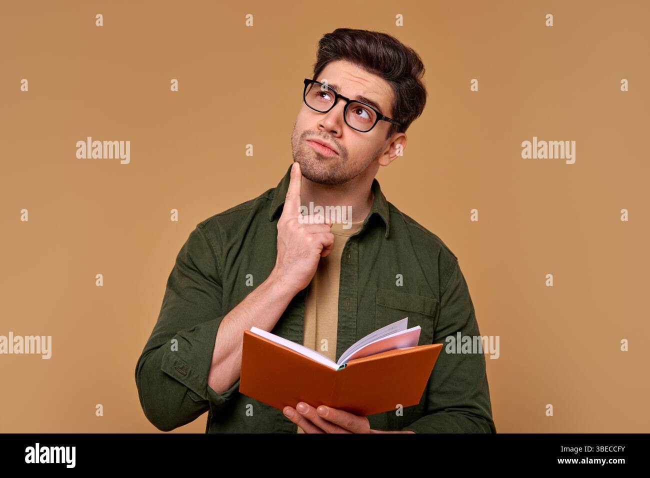Thoughtful individual deeply immersed hi-res stock photography and ...