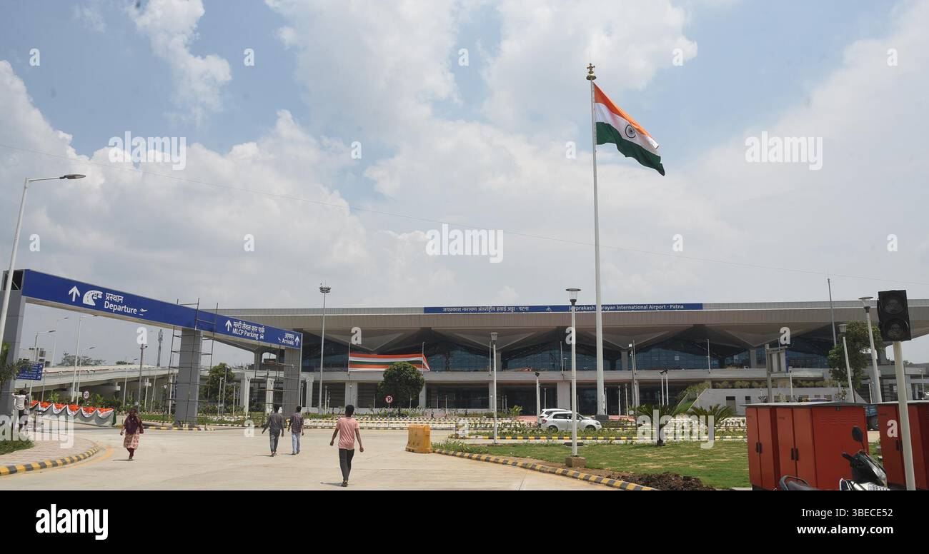 Patna, India. 28th May, 2025. PATNA, INDIA - MAY 28: A bird's eye view ...