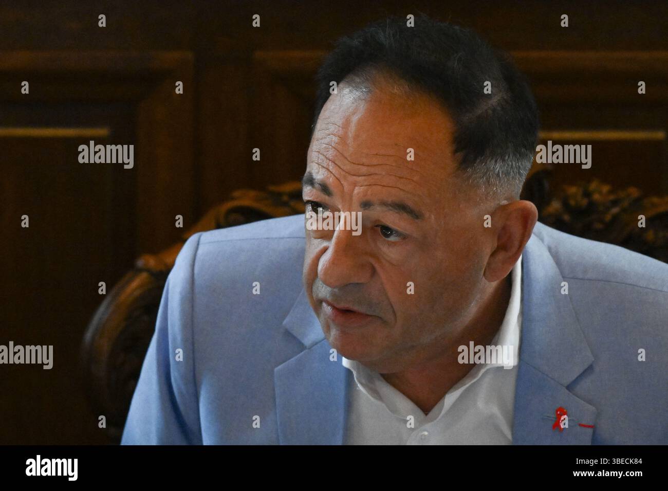 Paris, France. 28th May, 2025. Deputy Mayor of Paris Jean-Luc Romero ...