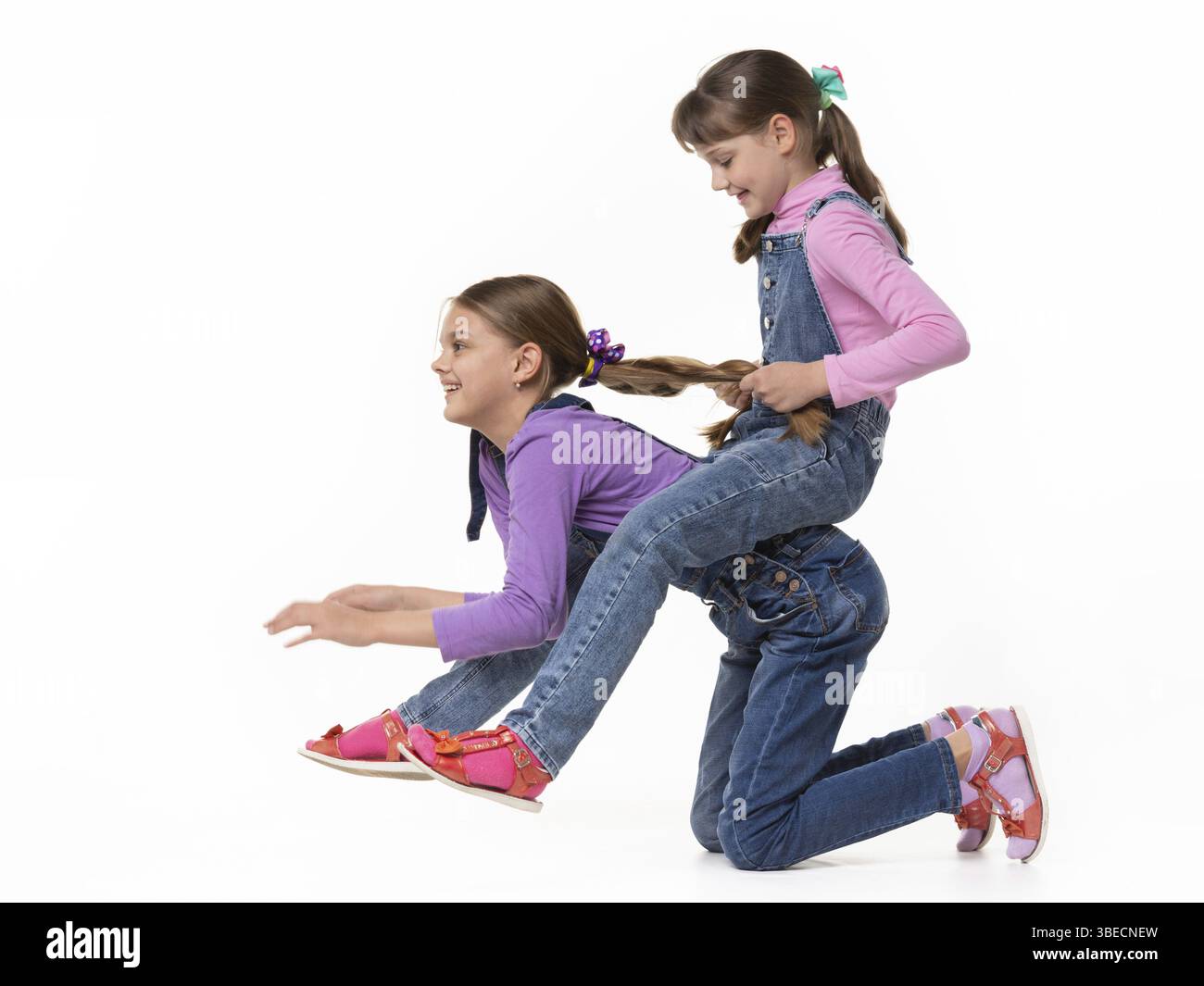 One riding on her back Cut Out Stock Images & Pictures - Alamy