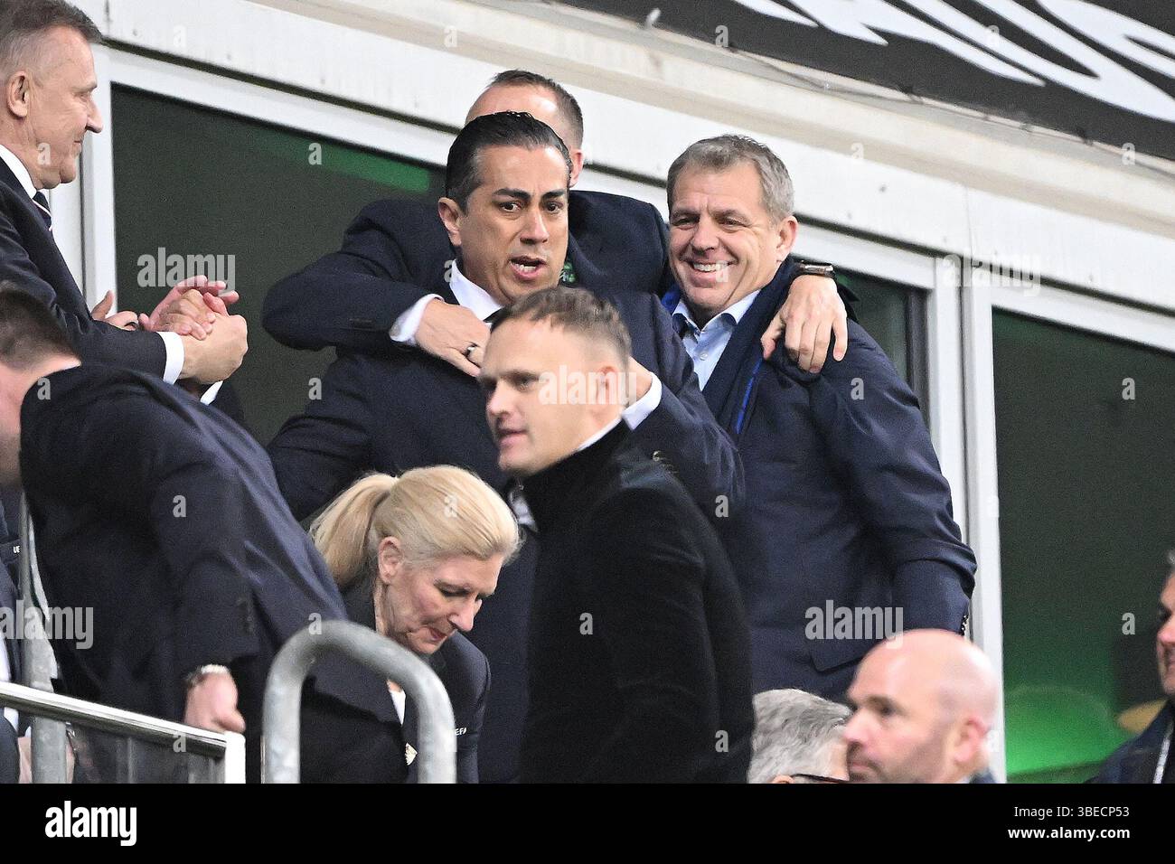 Chelsea owner Todd Boehly (right) and co-owner Behdad Eghbali (left ...
