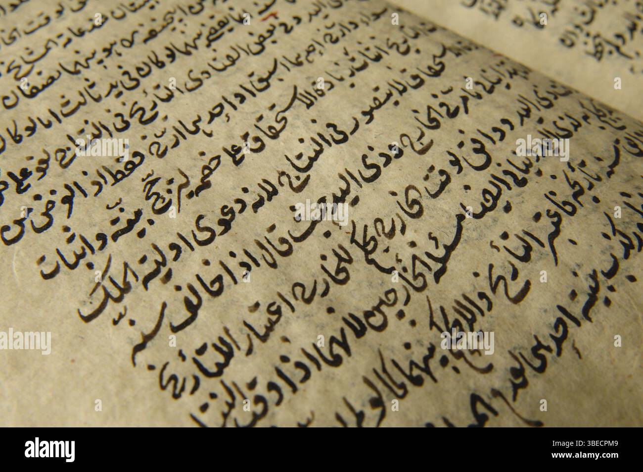 Ancient open book in arabic. Old arabic manuscripts and texts Stock ...