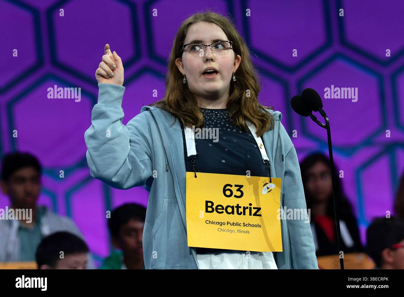 Beatriz Lucille Whitford-Rodriguez, 14, of Chicago, competes during the ...
