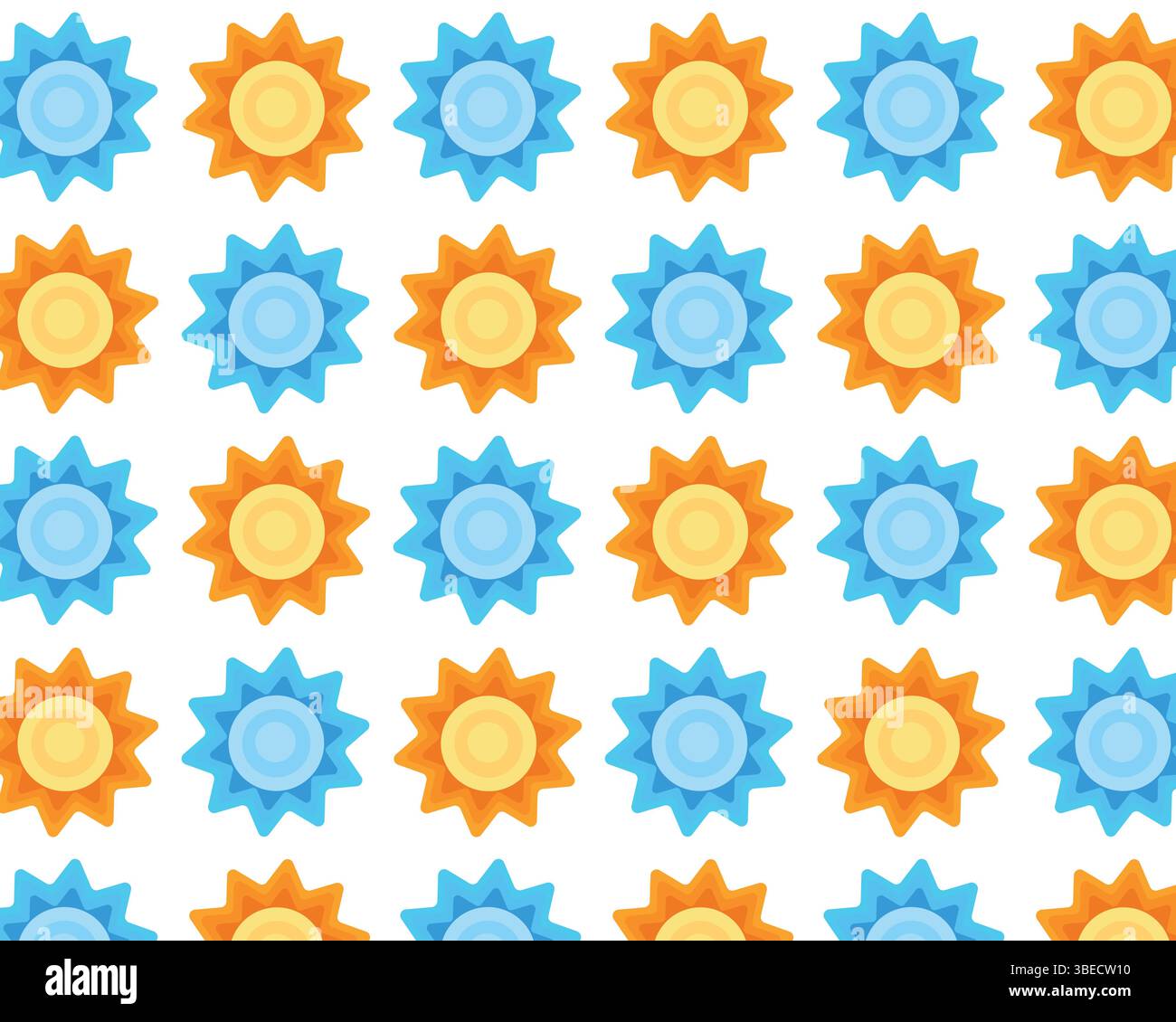 Abstract solar pattern. Vector illustration Stock Vector Image & Art ...