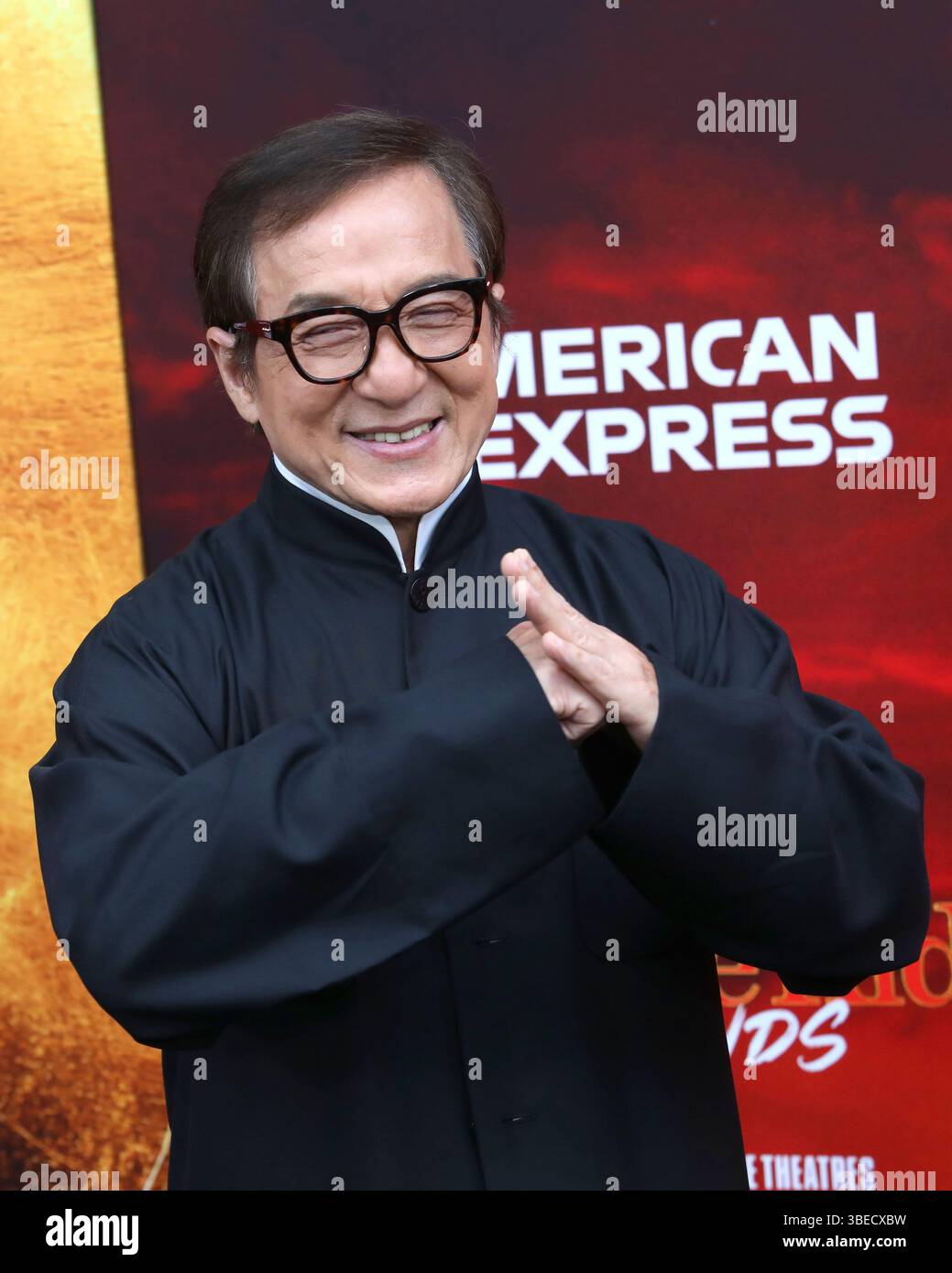 New York, New York, USA. 27 May 2025. Jackie Chan attends the “Karate Kid: Legends” premiere at ...