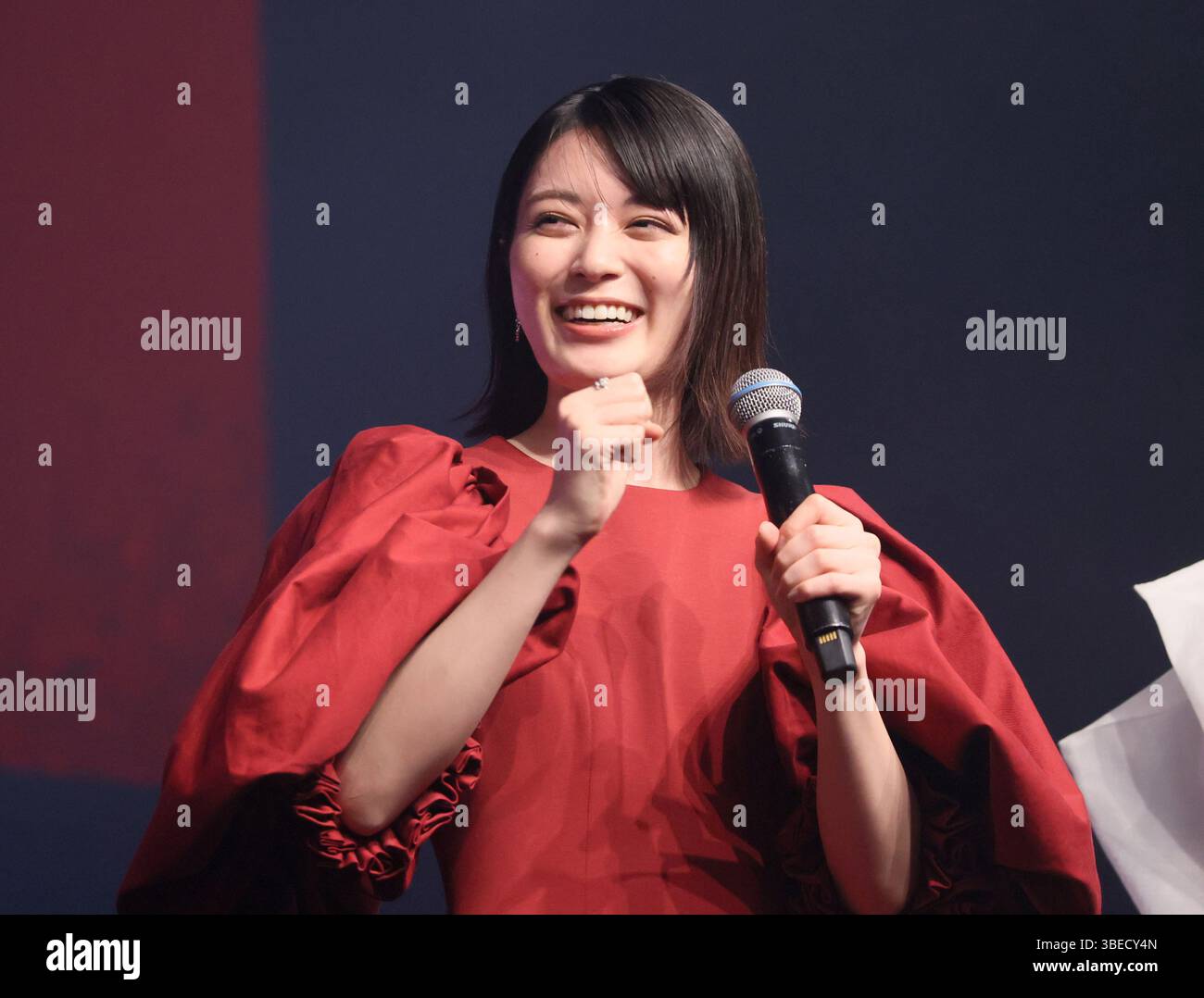 Tokyo, Japan. 28th May, 2025. Japanese actress Yuu Kashii attends the opening ceremony of the ...