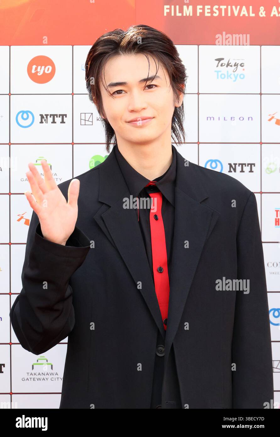 Tokyo, Japan. 28th May, 2025. Japanese actor Sho Nishigaki attends the ...