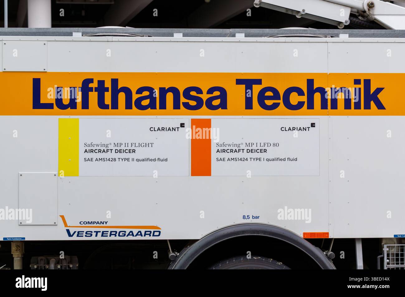 Nuremberg, Germany - 25th May 2025: Close-up of a Lufthansa Technik ...