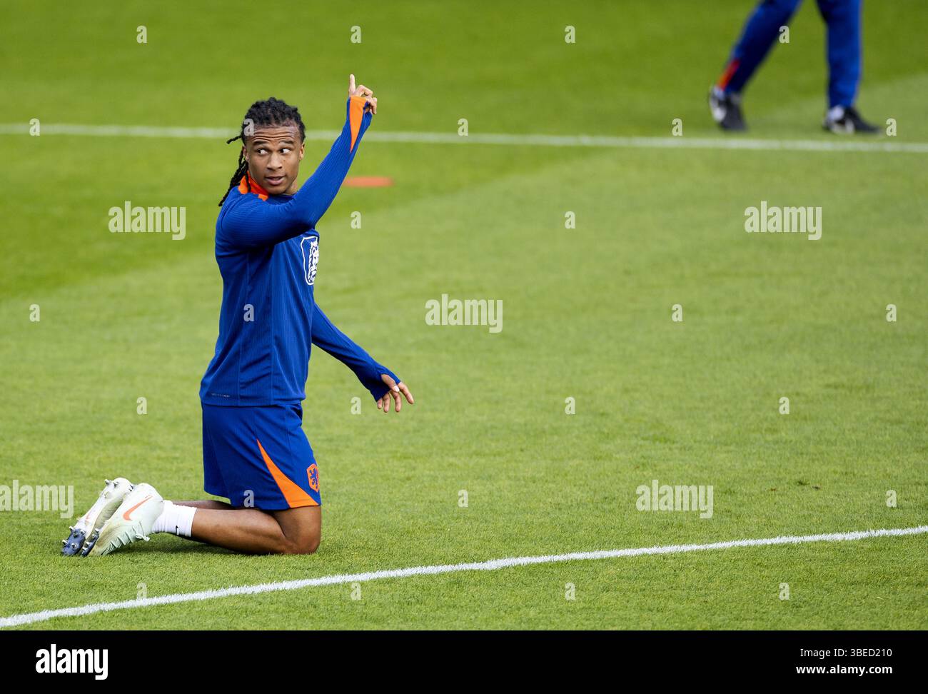ZEIST - Nathan Ake during a training internship at the KNVB Campus. The ...